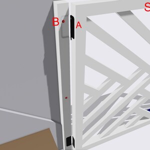 Custom Modern Safety Gate, Stair Gate, Pet Gate, Baby Gate, Baby Gate ...