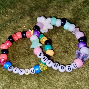 Demon Slayer/kny Beaded Bracelets - Etsy UK