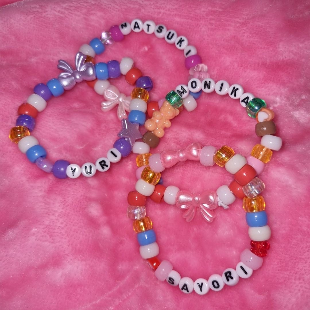 DDLC Character Bracelets - Etsy
