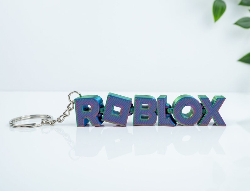 Flexi Roblox Keyring / Keychain 3D Printed Fidget - Etsy