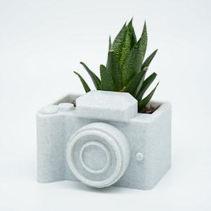 Camera Desk Pot 3D Printed Planter Storage Organiser - Etsy
