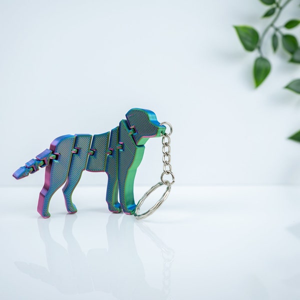 Fidget Dog Keychain - Etsy