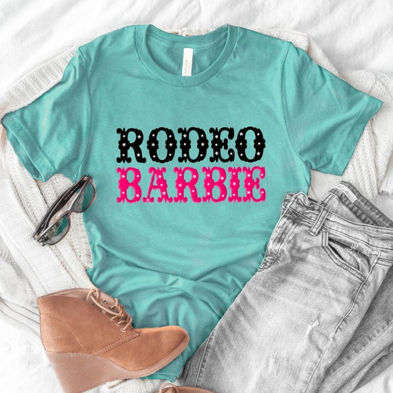 Rodeo Barbie Black Pink Dream print transfer Home Decor Home & Living ...