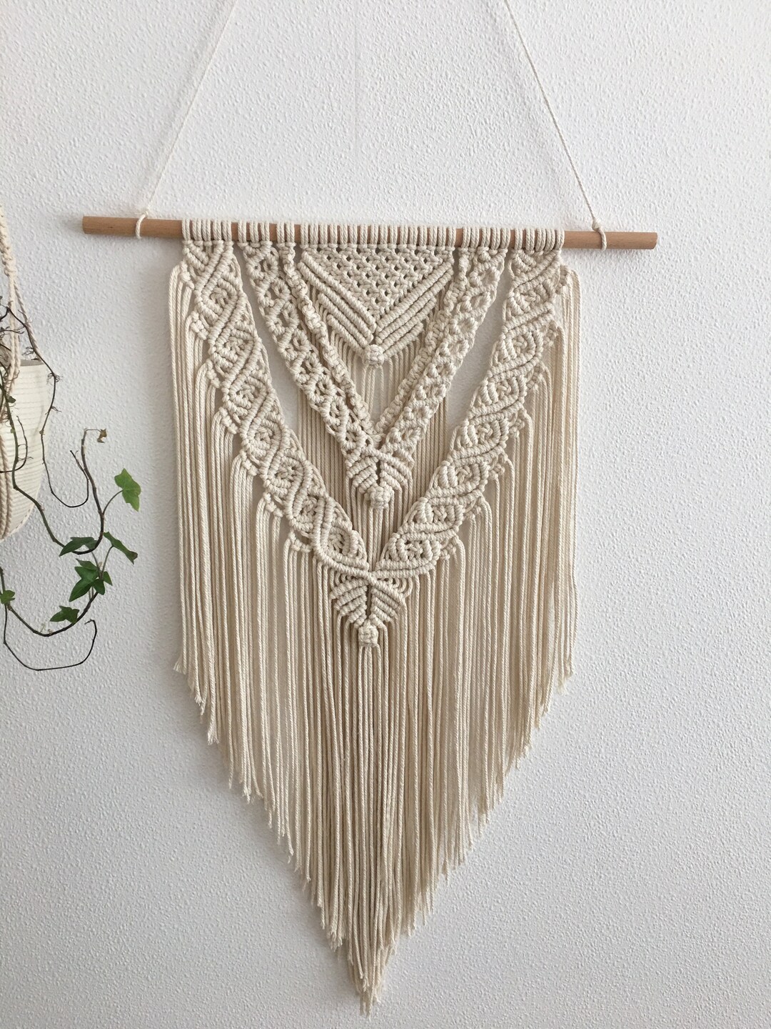 Makramee, Handmade, DIY, Manualidades, Dekoration, Boho - Etsy