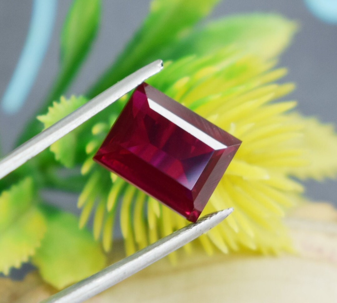 Flawless Natural Red Ruby Gemstone CGI Certified Ruby Loose Stone ...