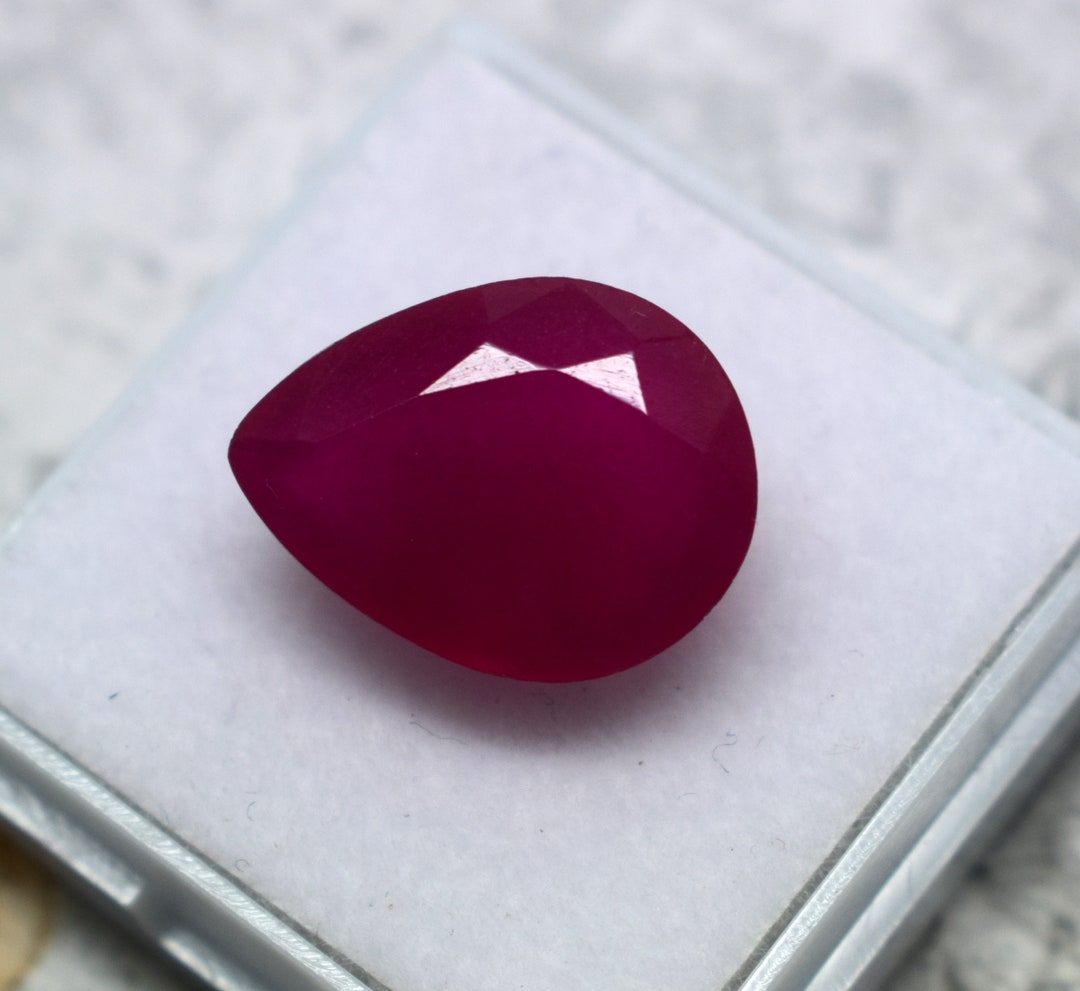 Red Bixbite Loose Gem 10.65 CT Precious Beryl From Utah Certified Beryl ...