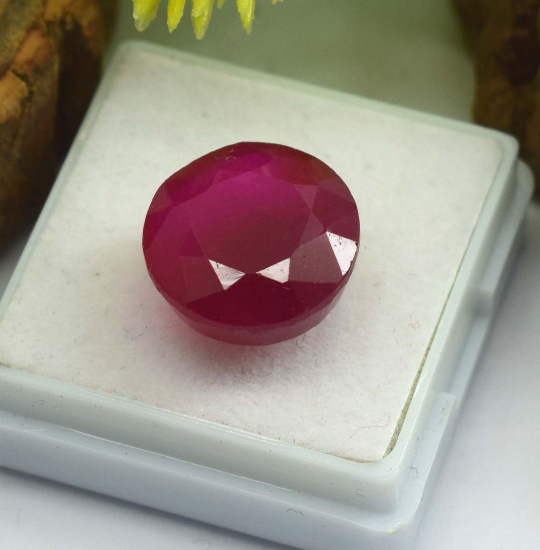 Utah Red Beryl: 10 Ct Round Cut Loose Gemstone - Etsy