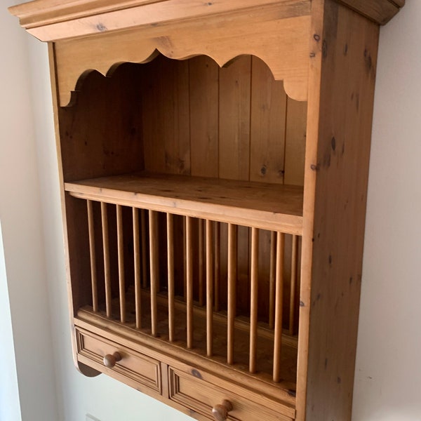 Wooden Plate Rack - Etsy