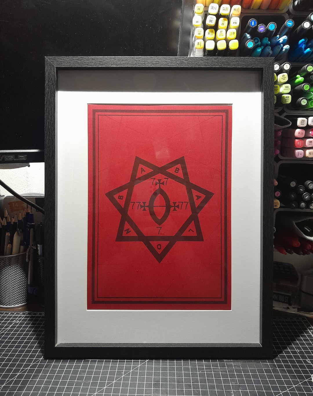 Babalon Sigil Art Print, Altarpiece, Thelema, Aleister Crowley - Etsy