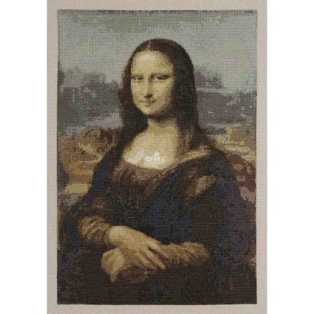 DMC Cross Stitch Kit Mona Lisa Louvre Collection - Etsy