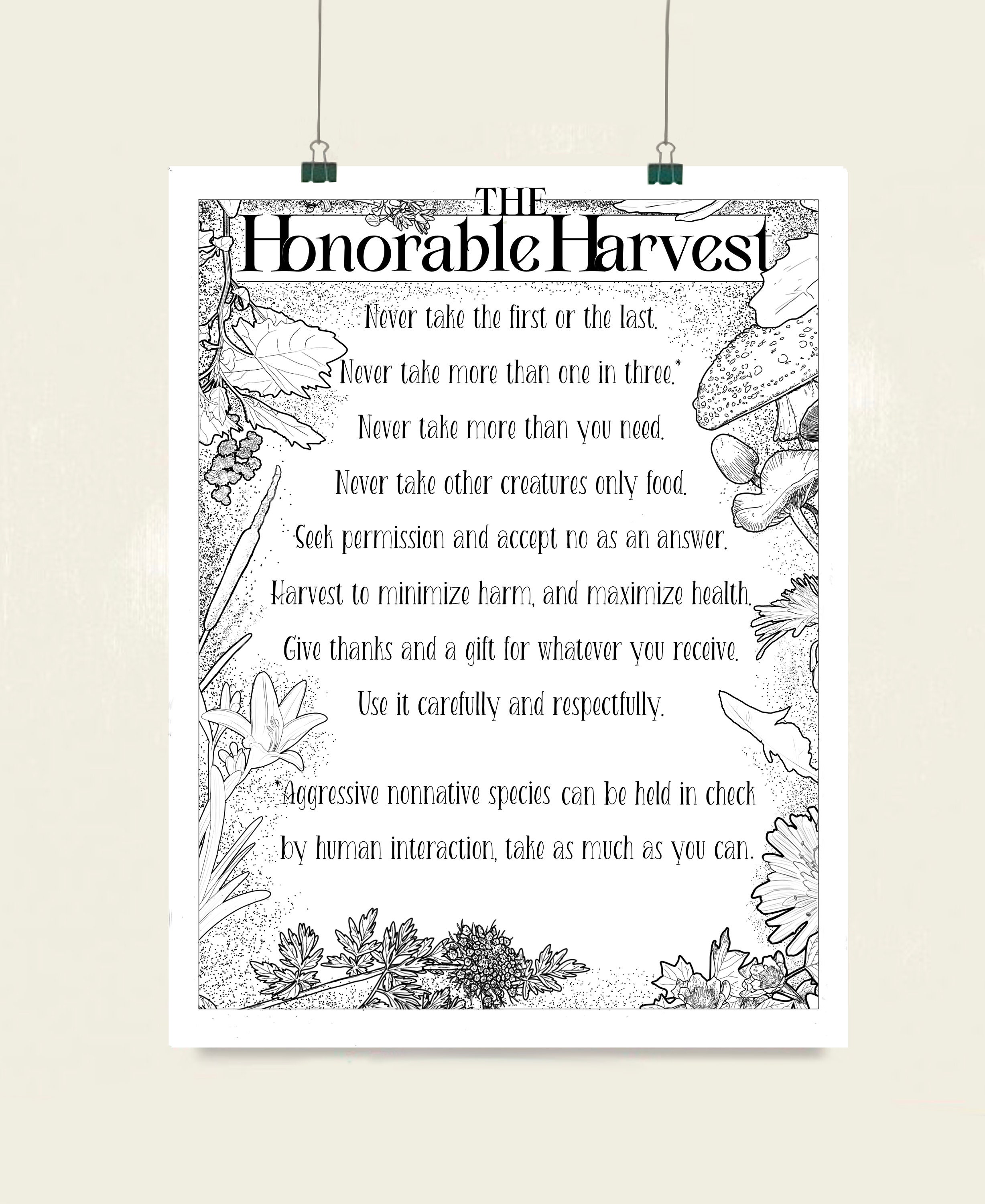 The Honorable Harvest - Etsy