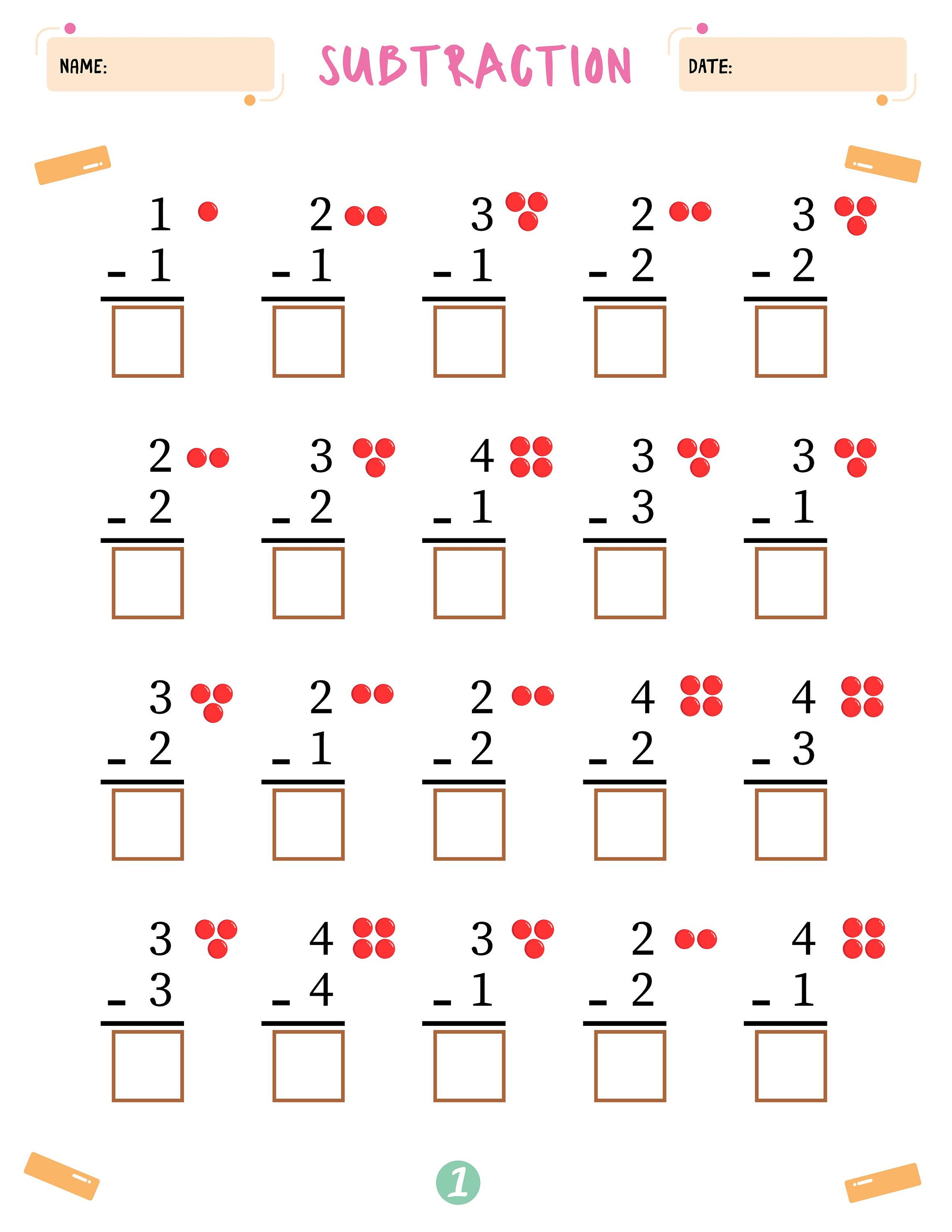 Preschool 15 Addition and Subtraction Worksheets 5 Addition Pages 5 ...