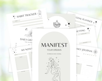 Printable Manifestation Journal Printable Manifestation Workbook, Law ...
