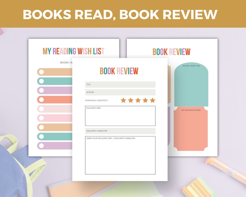 Summer Book Tracker, Summer Reading Tracker, Reading Chart for Kids ...