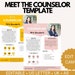 Editable Meet the Counselor Canva Template Instant Download, Meet the ...