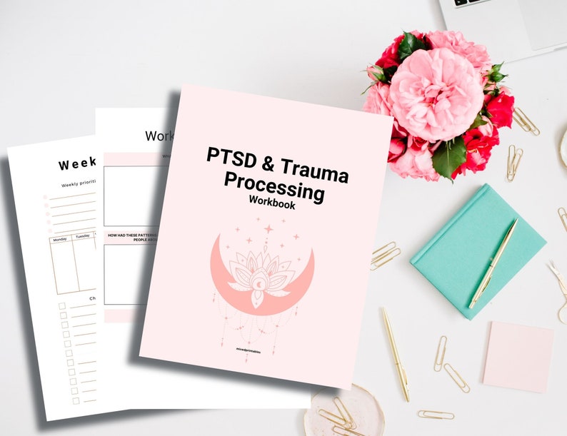 Trauma Worksheets Adult MEGA Bundle, PTSD Workbook, CBT for Teens ...
