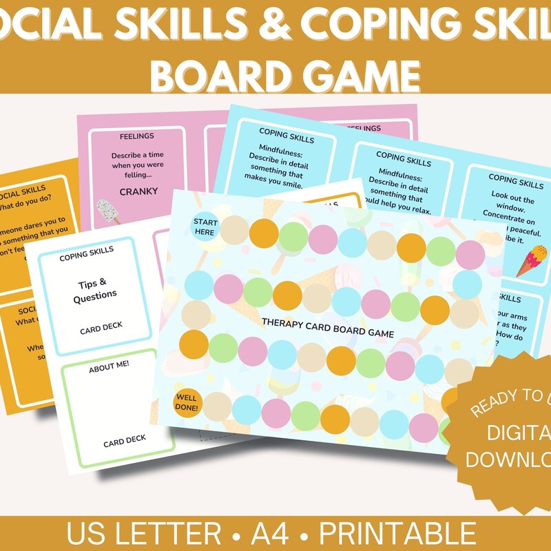Social Skills Activities Therapy - Etsy