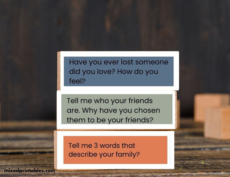 Jenga Conversation Starter Cards, Social Anxiety, Social Psychology ...
