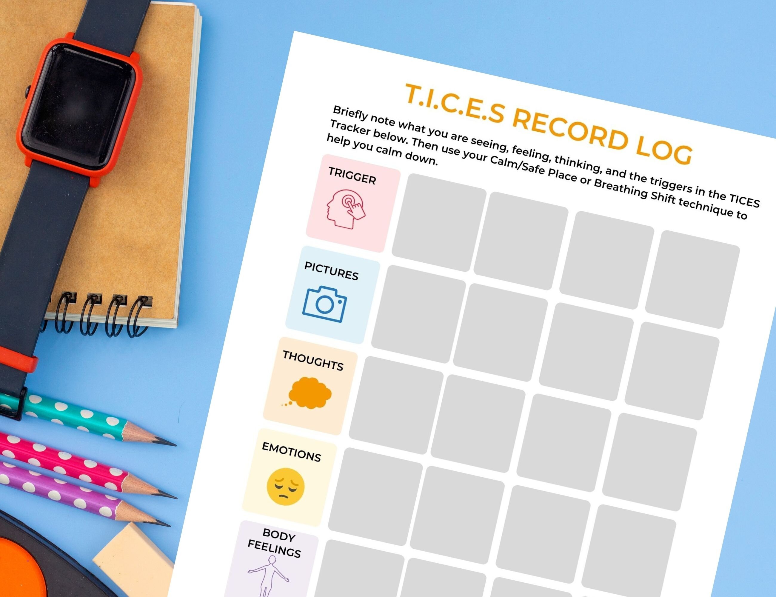 EMDR Workbook for Kids, Therapy Worksheets, EMDR Resources, EMDR ...