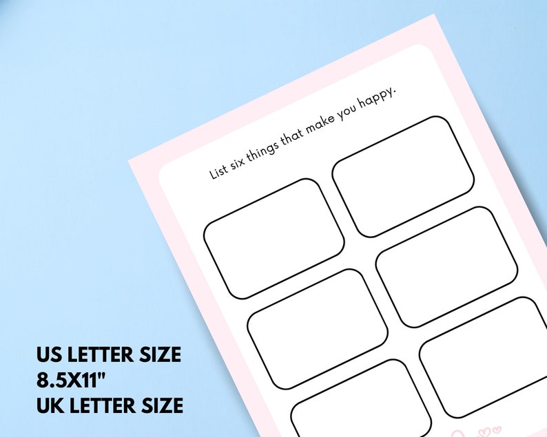 Well Being Tween Journal | Printable Self-care and Therapy Worksheets for Teens, Feelings, Self ...