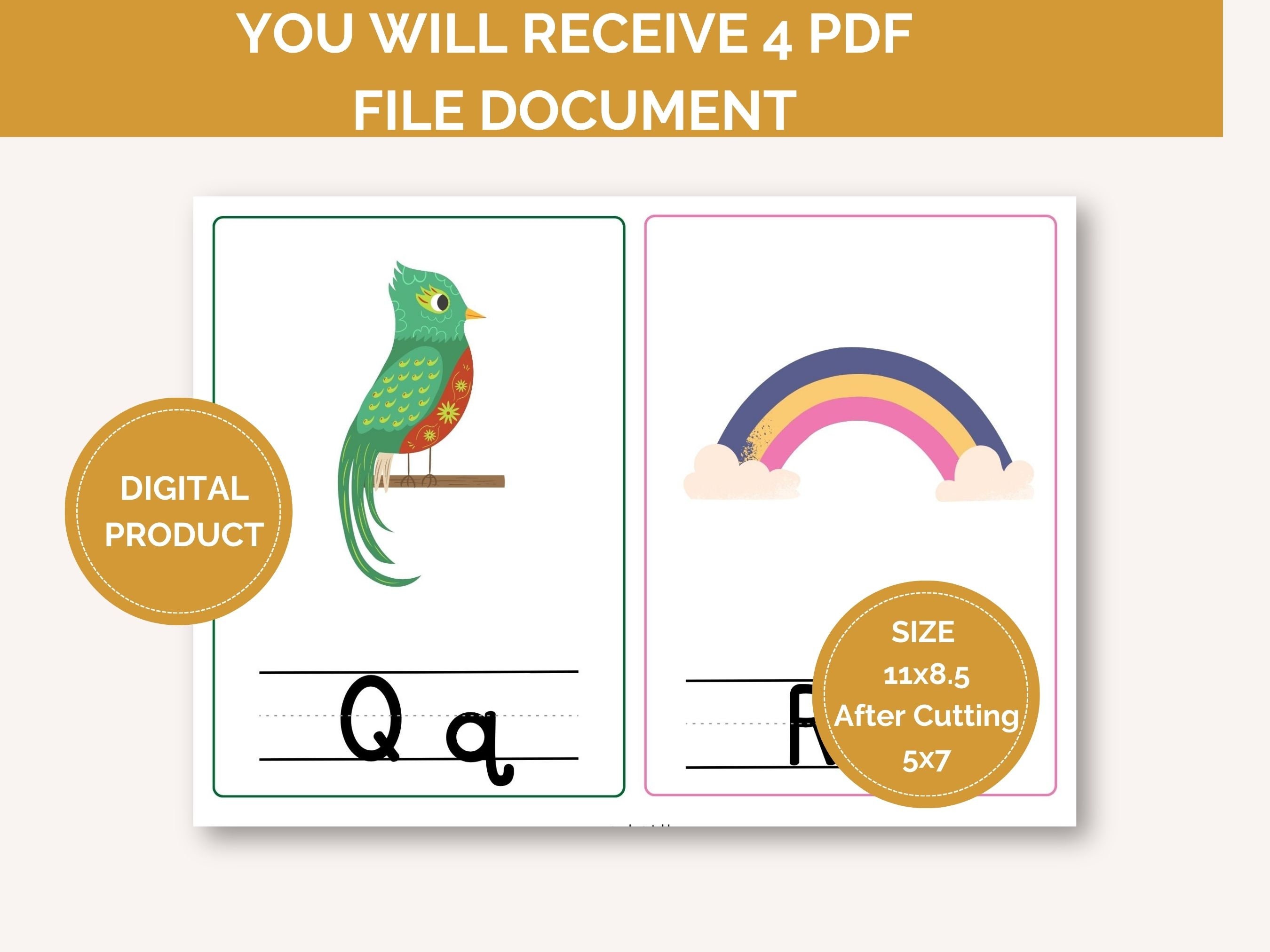 ABC Poster Pack Printable Classroom Alphabet Display - Etsy