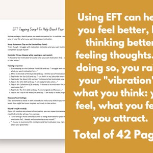 EFT Tapping Script, EFT Guide to Release From Limiting Beliefs ...