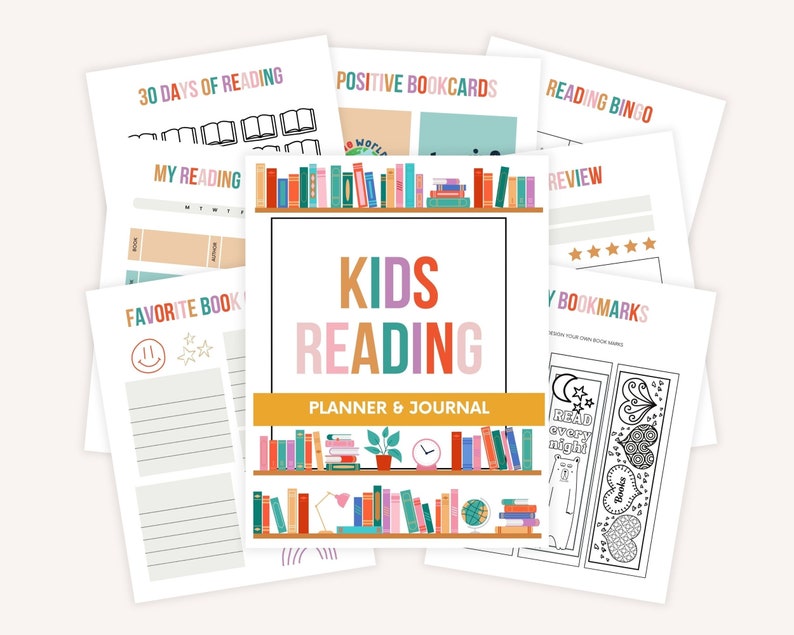 Summer Book Tracker, Summer Reading Tracker, Reading Chart for Kids ...
