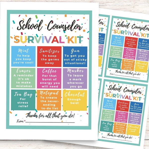 Staff Survival Kit - Etsy