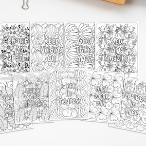 Printable Growth Mindset Coloring Pages Inspirational, Motivational ...