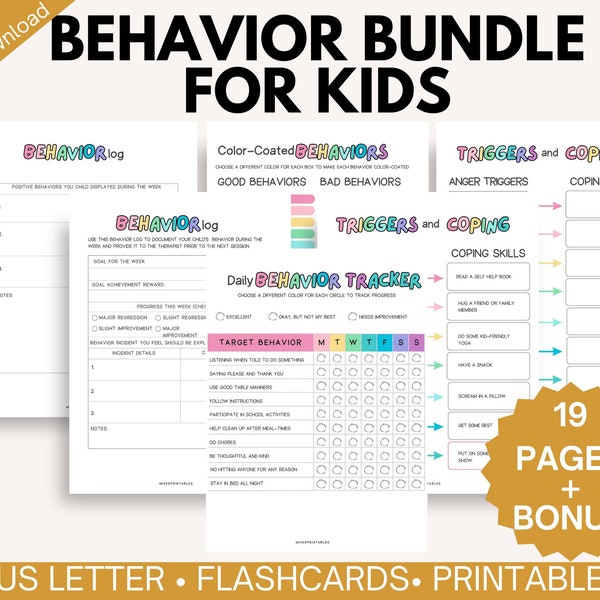 Adhd Behavior Chart - Etsy