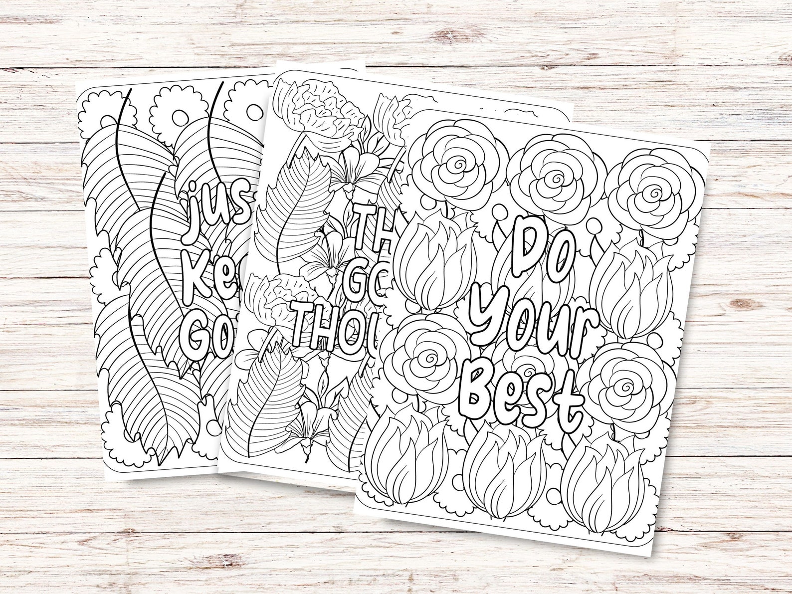 Printable Growth Mindset Coloring Pages Inspirational, Motivational ...