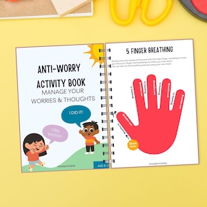 Anxiety Therapy Workbook Printable Worksheets for Panic Worry and ...