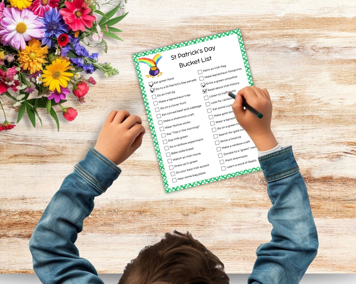 BUCKET LIST BUNDLE, Bucket List Printable, Custom Bucket List, Editable ...