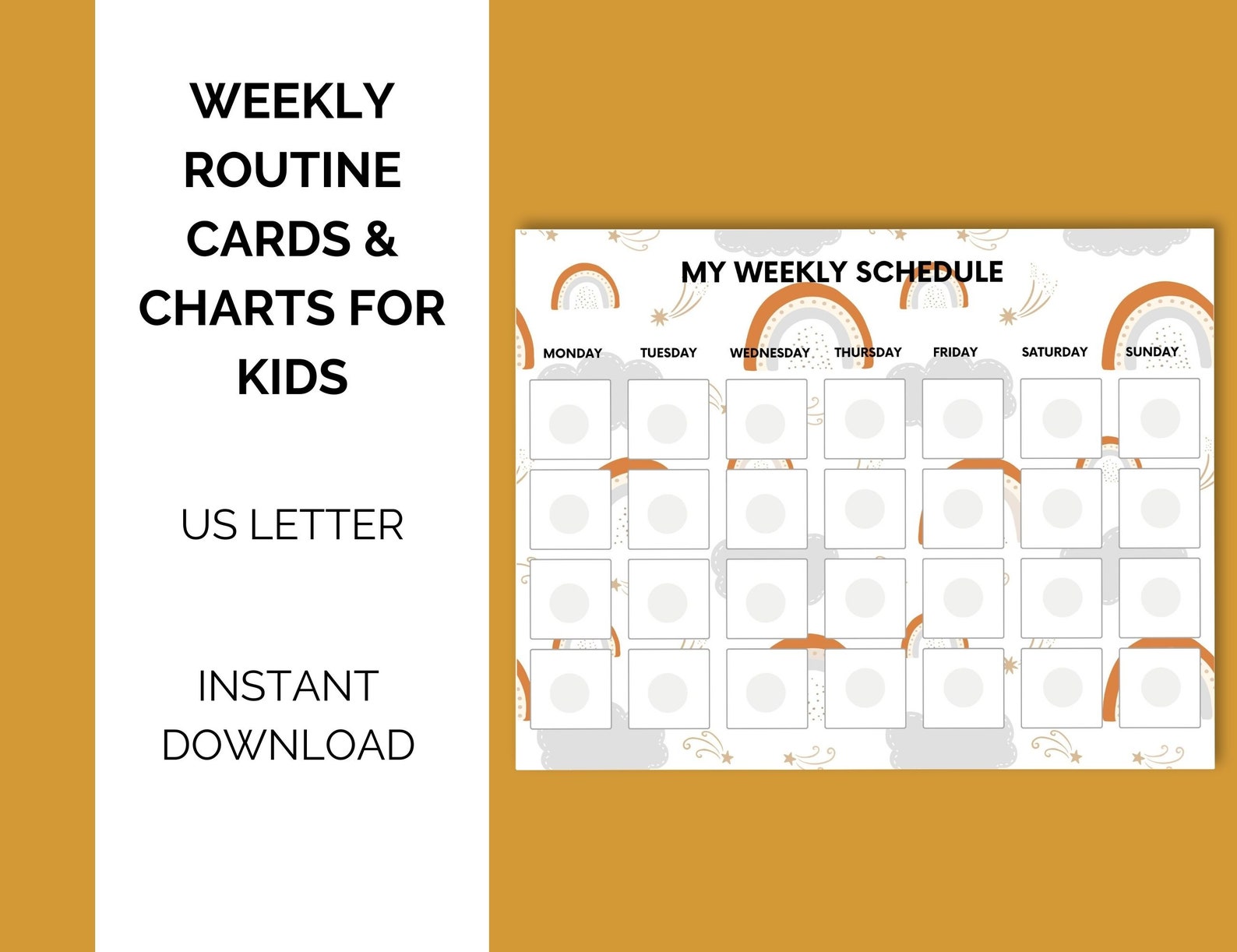 Boho Montessori Daily Routine Cards - 280 Printable Visual Schedules ...