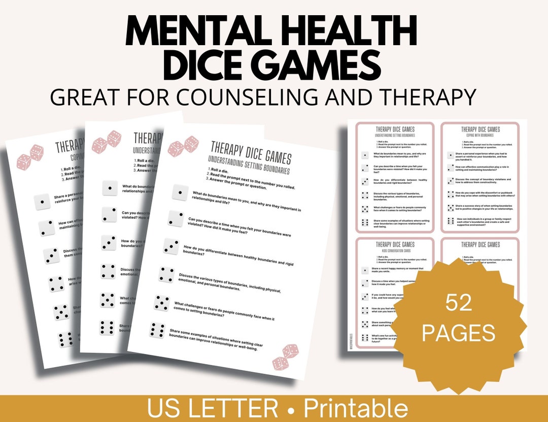 Therapy Dice Games: SEL Prompts for Kids & Teens (printable) - Etsy