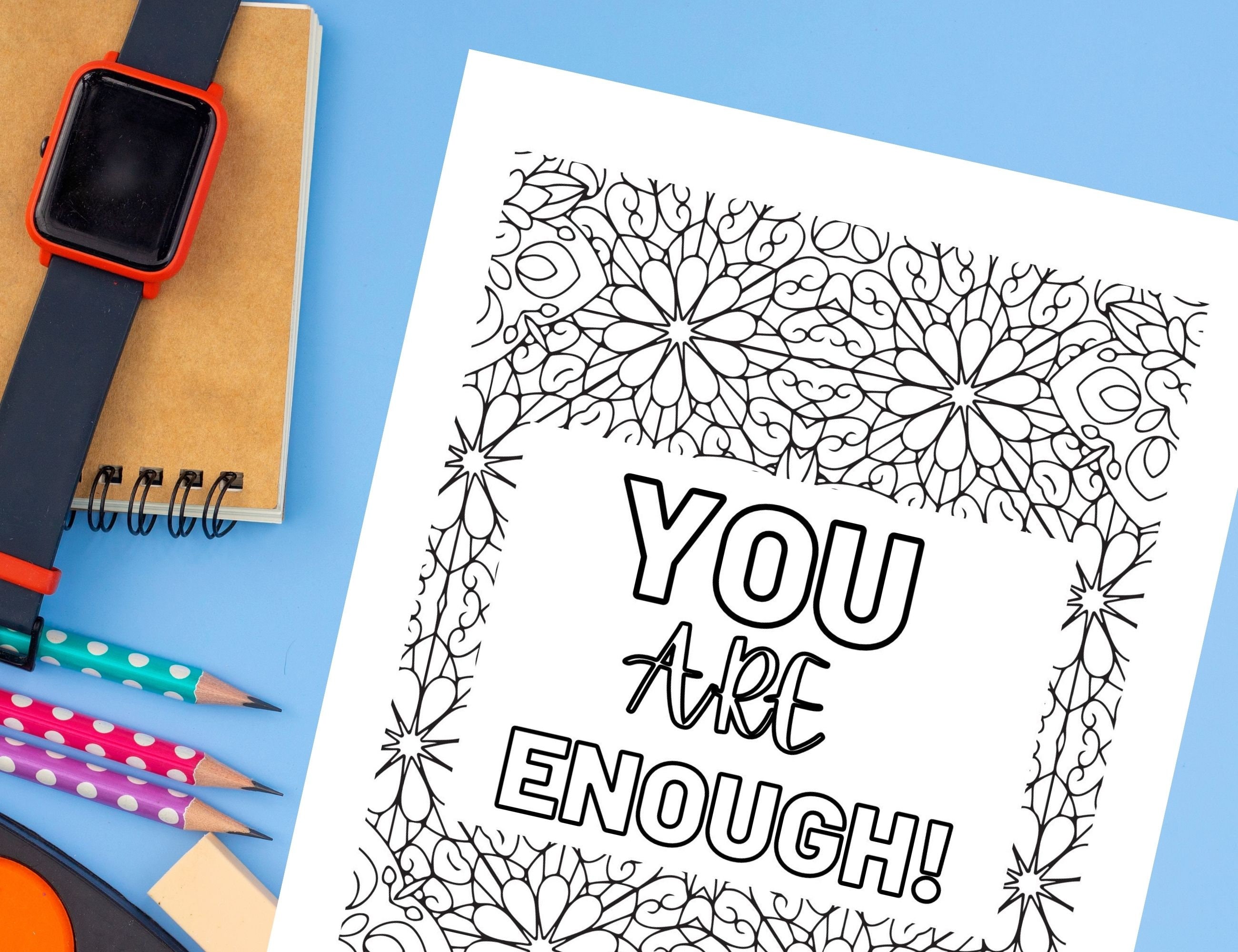 50 Adult Coloring Pages for Mental Health and Relaxation Printable ...