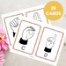ASL Alphabet Printable, American Sign Language Alphabet ASL Flashcards ...