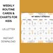 Printable Daily Routine Cards for Kids Toddler Visual Schedule and ...