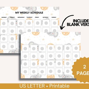 Printable Daily Routine Cards for Kids Toddler Visual Schedule and ...