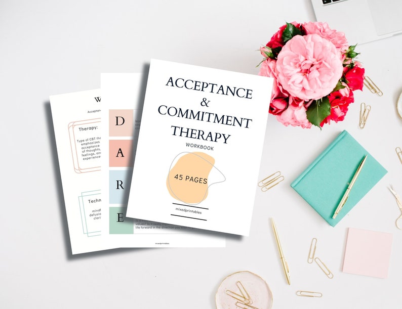 Acceptance and Commitment Therapy Worksheets, ACT Worksheets, ACT ...