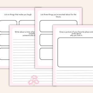 Well Being Tween Journal | Printable Self-care and Therapy Worksheets ...