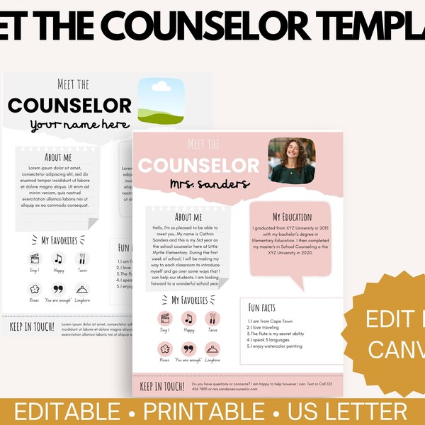 Therapist Letter Template - Etsy