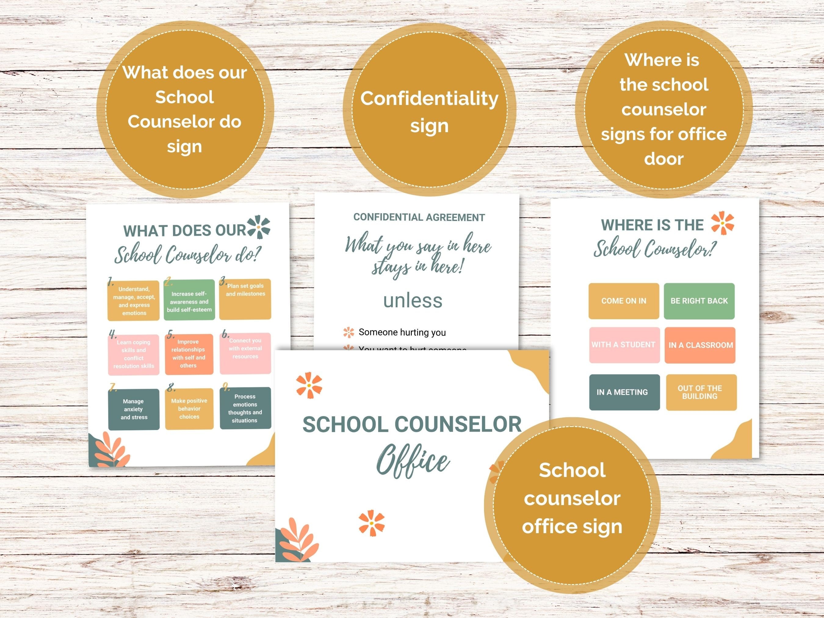 School Counselor Door Sign Where is the Counselor Counseling Office ...