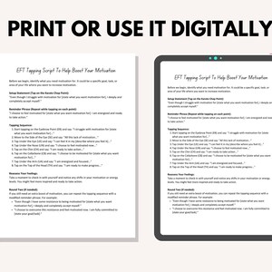 EFT Tapping Script, EFT Guide to Release From Limiting Beliefs ...
