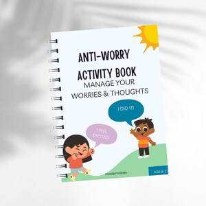 Anxiety Therapy Workbook Printable Worksheets for Panic Worry and ...