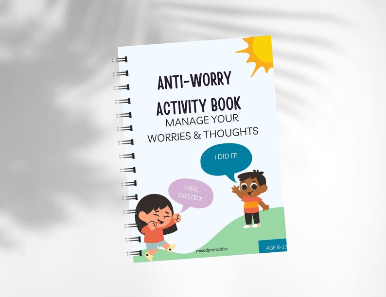 Anxiety Therapy Workbook Printable Worksheets for Panic Worry and ...