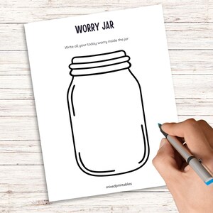 Anxiety Therapy Workbook Printable Worksheets for Panic Worry and ...