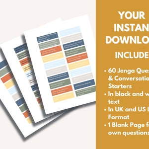 Jenga Conversation Starter Cards, Social Anxiety, Social Psychology ...