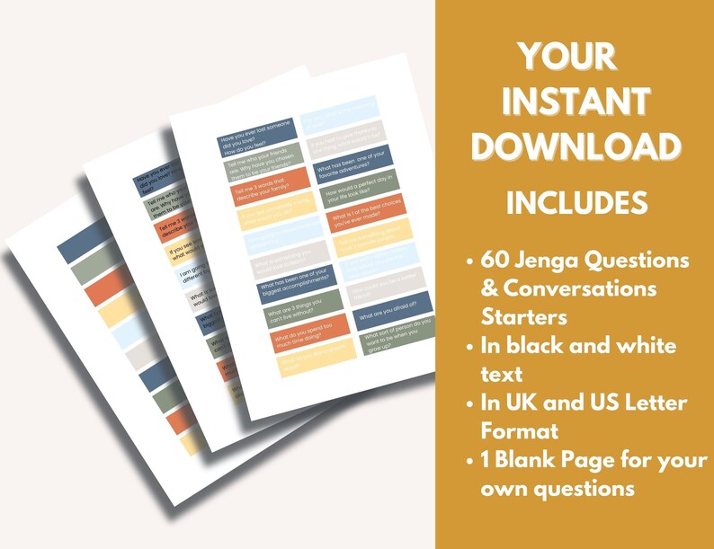 Jenga Conversation Starter Cards, Social Anxiety, Social Psychology ...