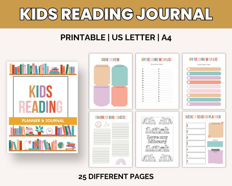 Summer Book Tracker, Summer Reading Tracker, Reading Chart for Kids ...